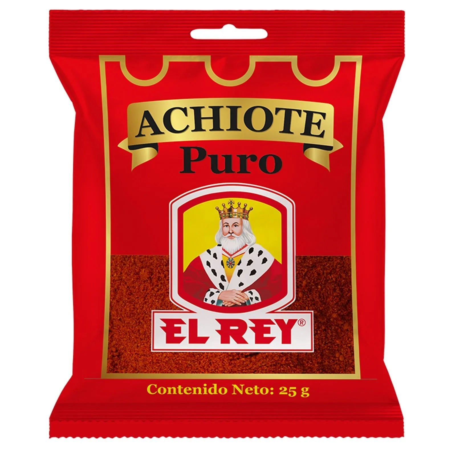 Achiote Puro El Rey - 25g - Natural Annatto Spice for Vibrant Flavor ...
