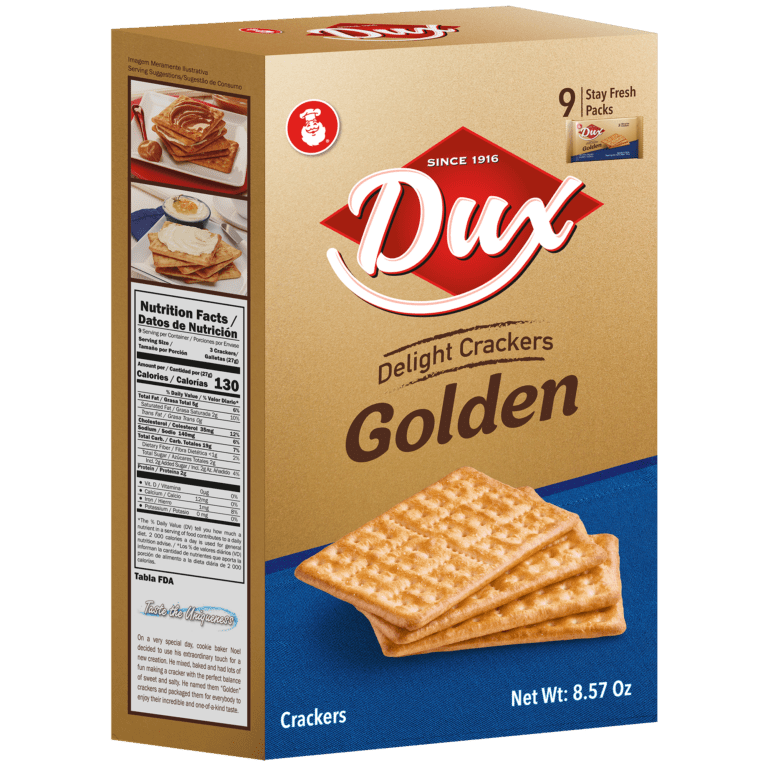 Dux Golden Cracker Box - 8.57 Oz - Light and Buttery Crackers - JETa ...