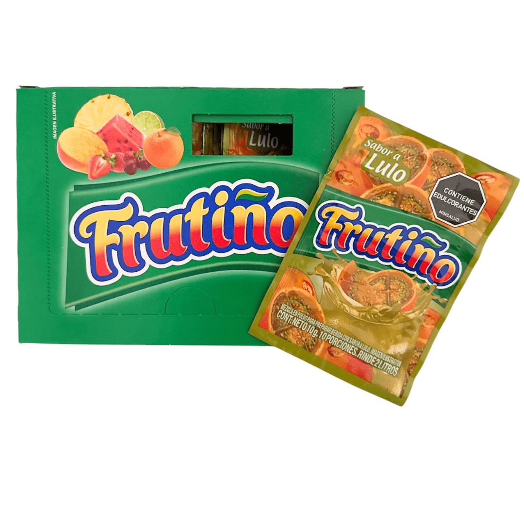 FRUTIÑO Lulo Fruit Powdered Drink Mix - Box of 20 Pouches - Makes 2L ...