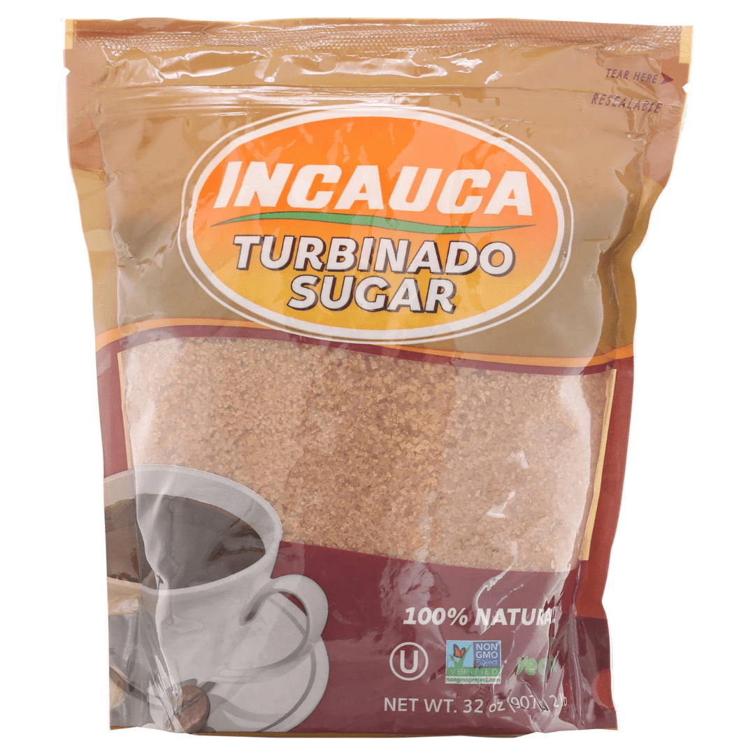 Incauca Tubinado Sugar - 32 oz - Natural and Unrefined Cane Sugar ...