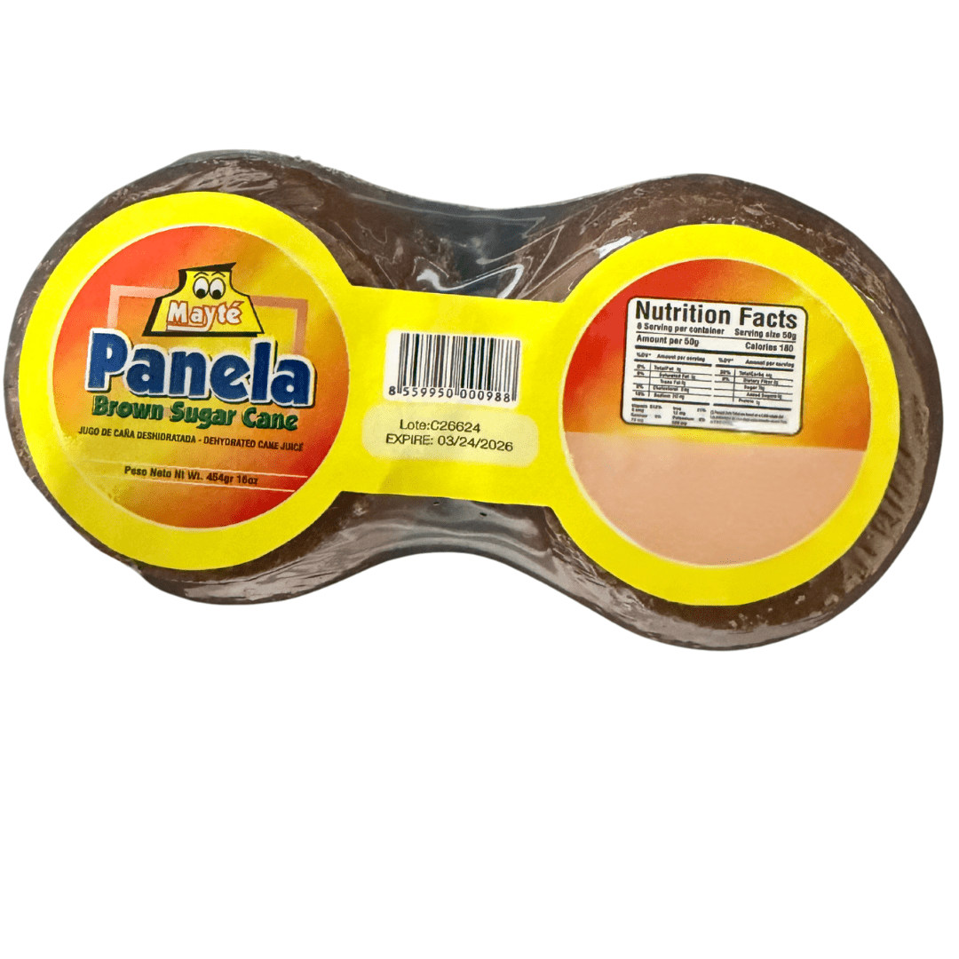 Panela Colombiana Fraccionada 4 Caras Brown Sugar Cane Mayte - 16oz ...