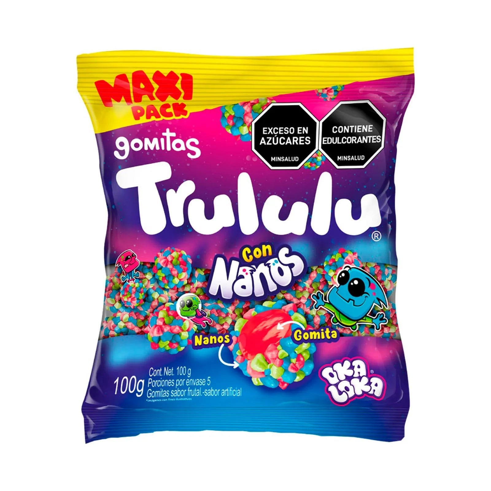 Trululu Gummies with Nanos – 100g (3.5 oz) – Fruity Colombian Gummy ...